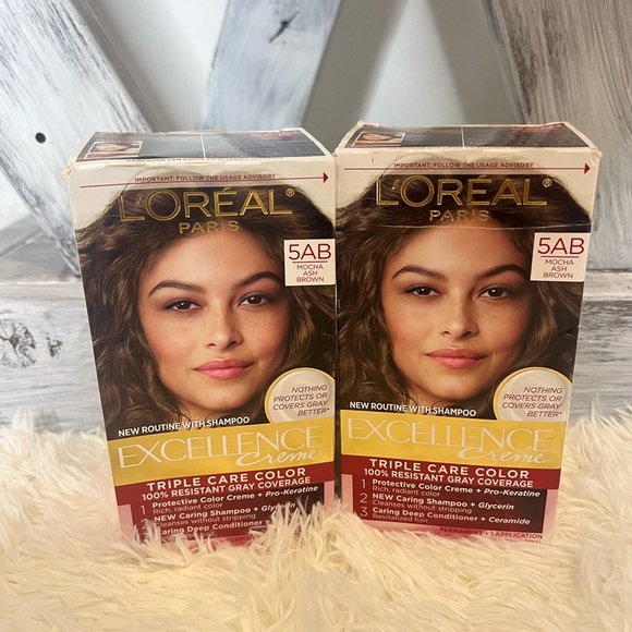 L'Oreal | Hair | Loreal Paris Excellence Creme Permanent Hair Color 5ab ...